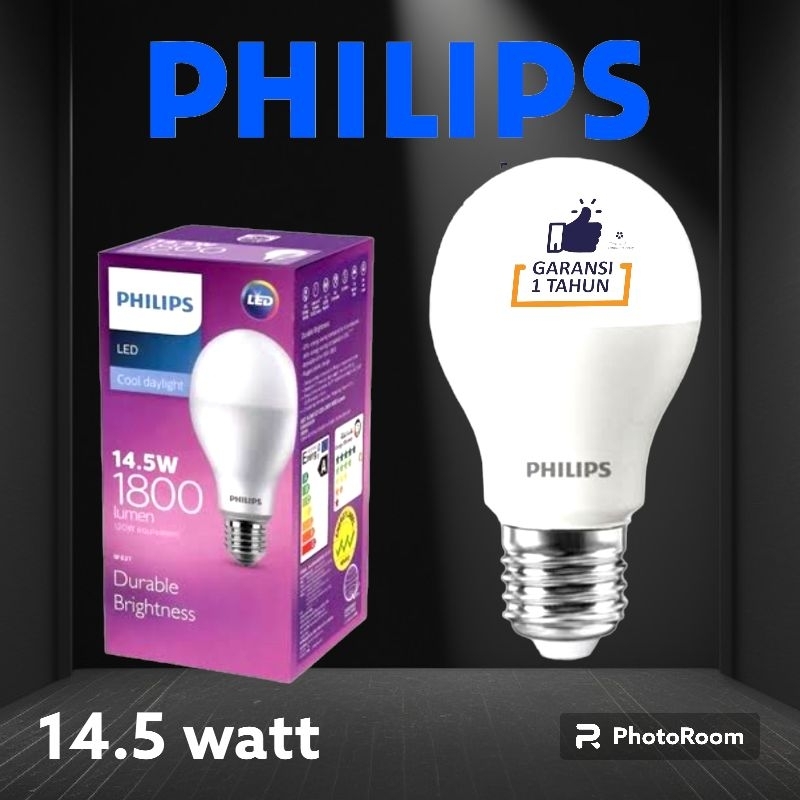 Jual Lampu philips LED 14.5 watt bergaransi 1 tahun | Shopee Indonesia