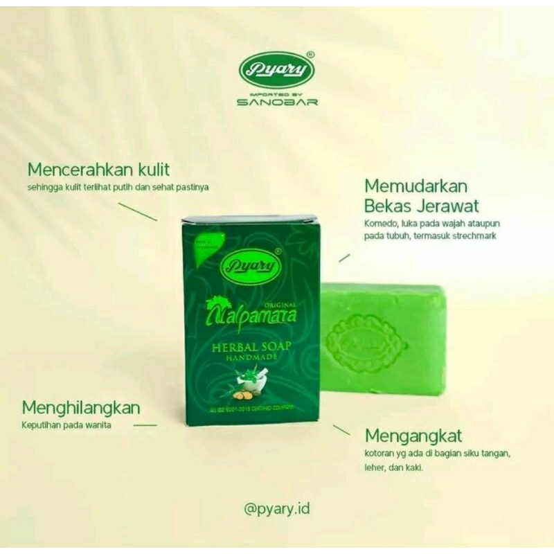 Jual PYARI Nalpamara Sabun Arab Herbal Soap 100% Ori - Sabun Badan & Wajah - Nalpamara - PYARY ...