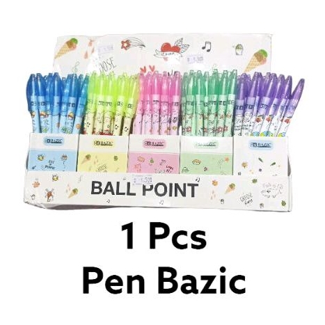 Jual PEN BAZIC BALL POINT MURAH VIRAL / PCS | Shopee Indonesia