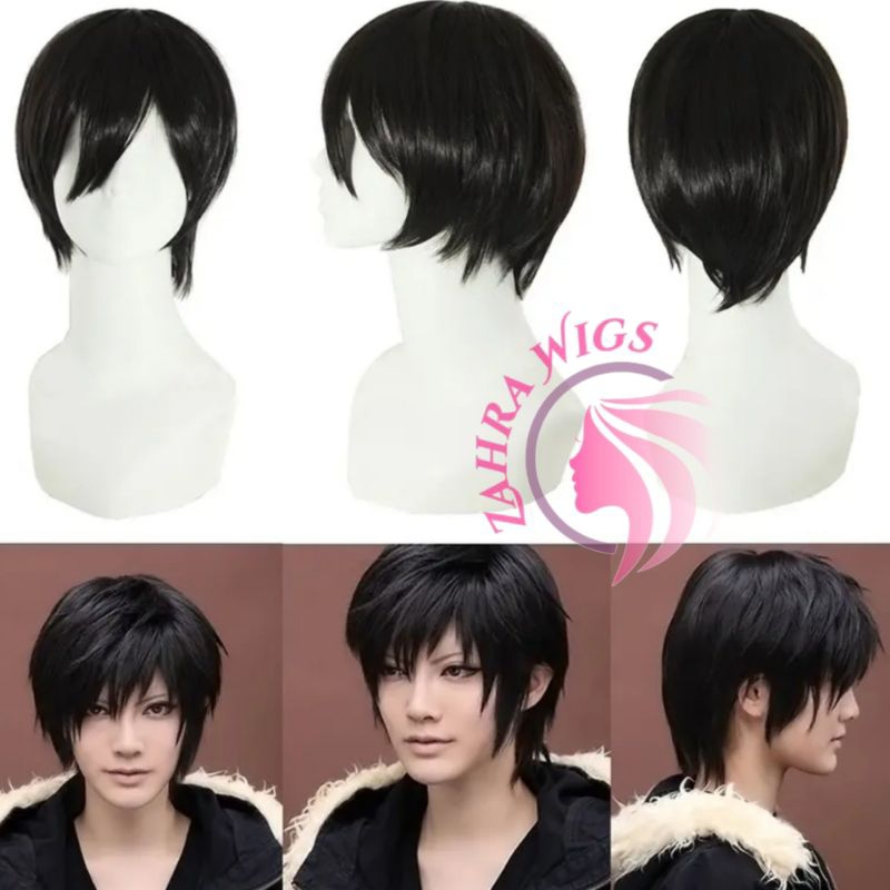 Jual WIG COSPLAY PRIA HARAJUKU HITAM PENDEK | Shopee Indonesia