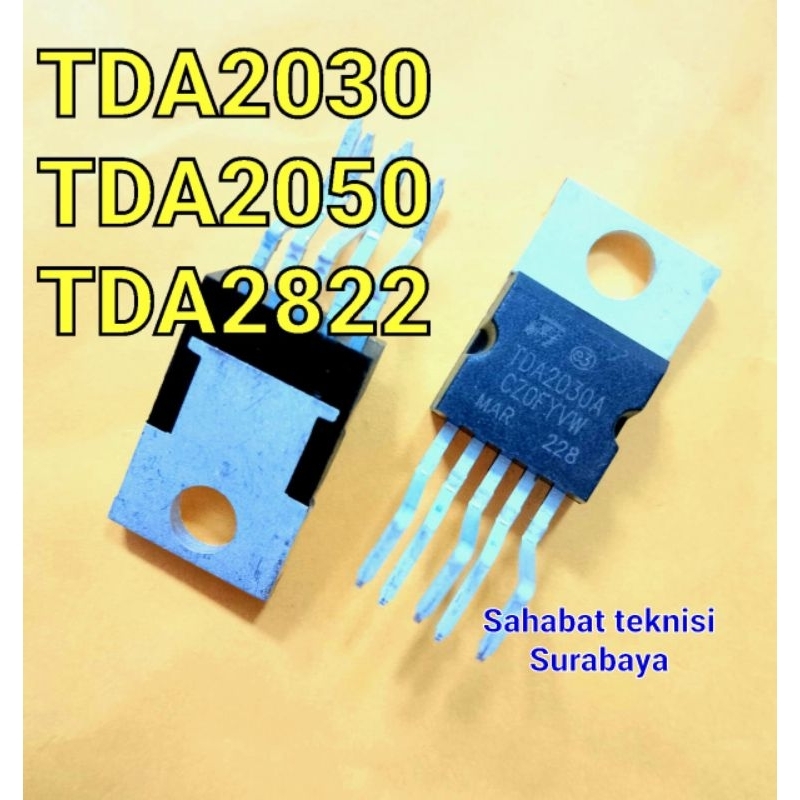 Jual IC TDA2030 IC TDA 2030 | IC TDA2050 TDA 2050 | TDA2822M TDA2822 ...