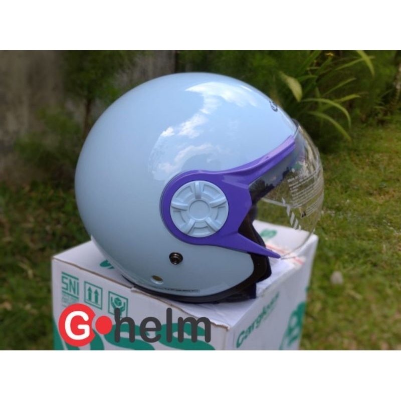Jual Helm Cargloss Hijab YRH Half Face 100% Original Murah Harga ...