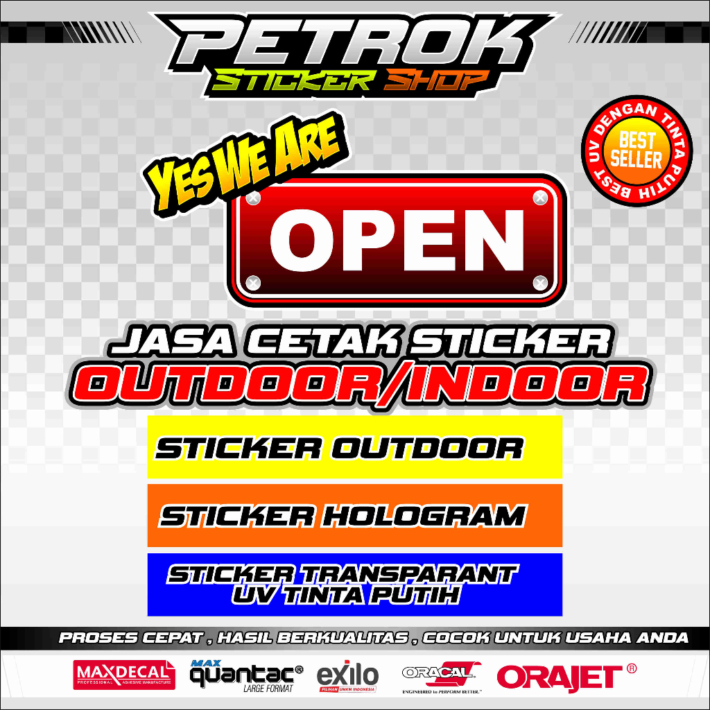 Jual STICKER METERAN INDOOR - STICKER METERAN HOLOGRAM - STICKER ...