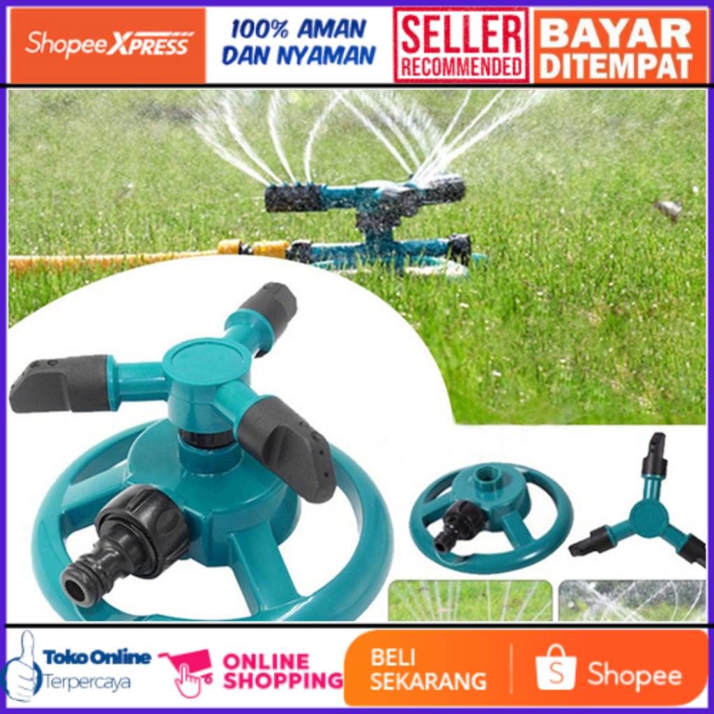 Jual Alat Siram Penyiram Air Taman Otomatis Bisa Berputar 360 Derajat ...