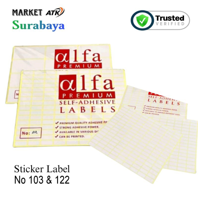 Jual Sticker Label Nama Undangan Harga Self Adhesive Paper No 103 - 122 ...
