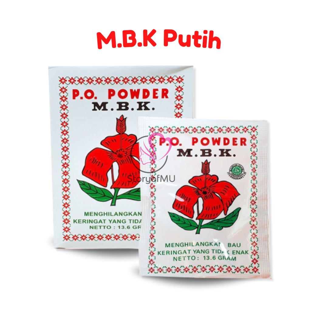 Jual M.B.K Bedak Sachet 13gr | Deodorant Roll On | Tin Bubuk MBK ...