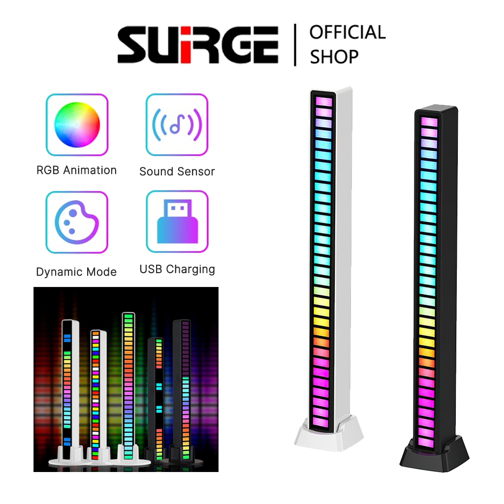 Jual SUIRGE RGB Music Light Bar Strip Spectrum Sound Control Atmosphere ...