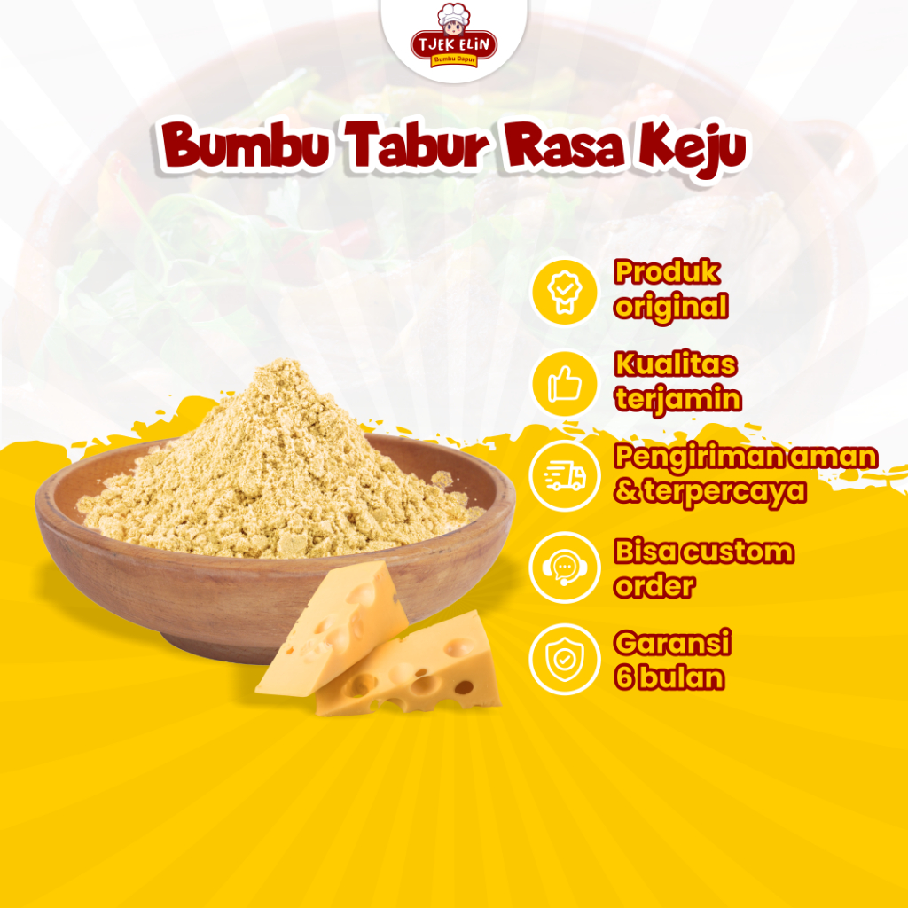 Jual Bumbu Tabur Rasa Keju Bubuk Seasoning Powder Aneka Rasa MSG NonMSG ...