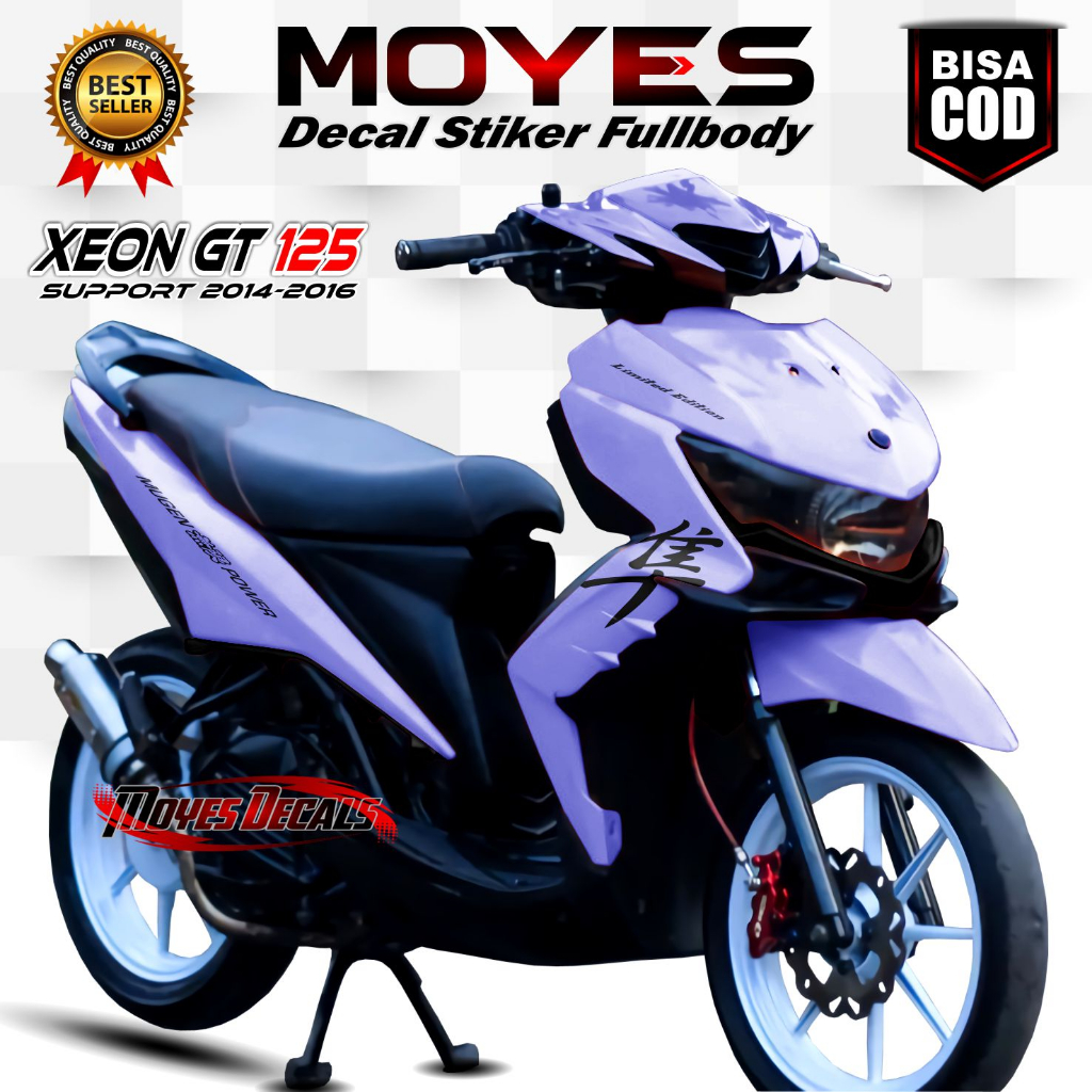 Jual Decal XEON GT 125 Fullbody Motif Polos / Stiker Xeon GT 125 2014 ...