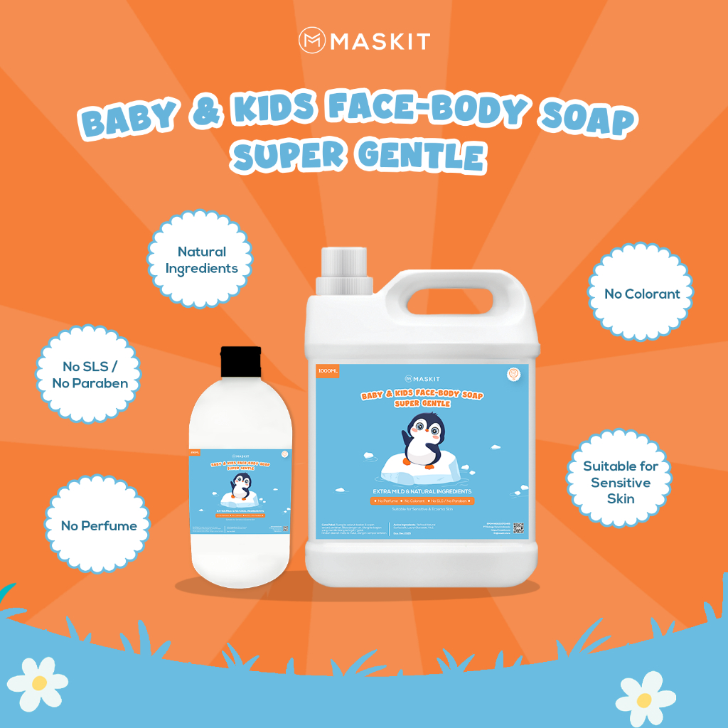 Jual Gentle Sensitive Skin Natural Baby & Kids Body Wash Kulit Sensitif ...