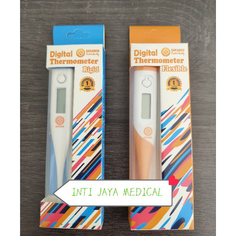 Jual Termometer Digital Sakamed | Kaku dan Flexible | Shopee Indonesia