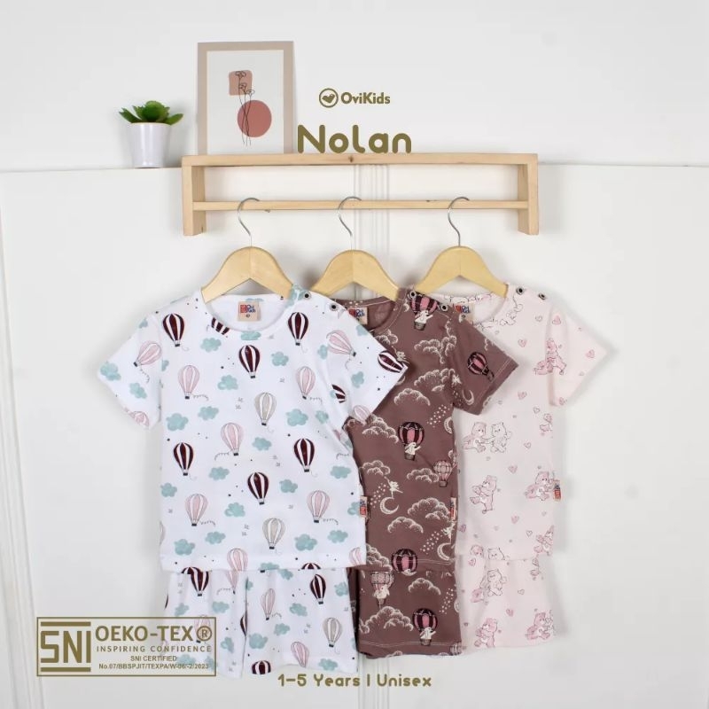 Jual OVIKIDS - NOLAN SET OVI KIDS - SETELAN PENDEK ANAK - BAJU SET ANAK ...