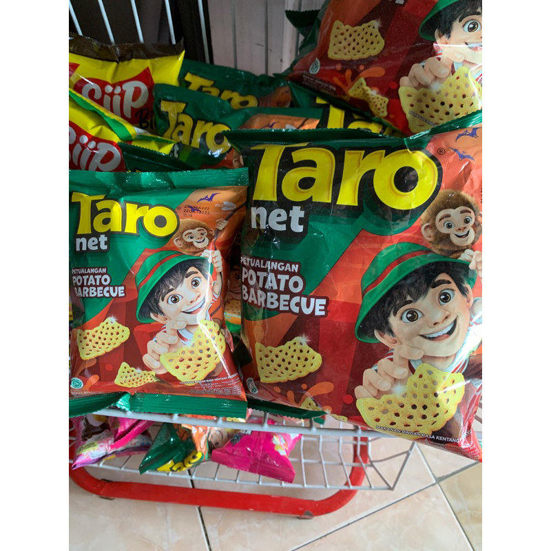 Jual TARO NET POTATO RASA BARBECUE BBQ BERBAGAI UKURAN 17gr / 32gr / 65 gr | Shopee Indonesia
