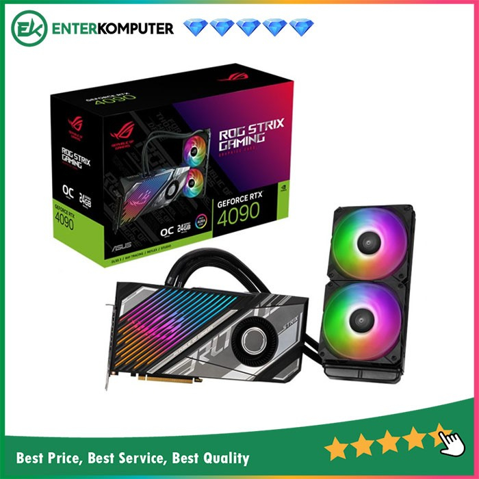 Jual Asus GeForce RTX 4090 24GB GDDR6X - ROG Strix LC OC Edition ...