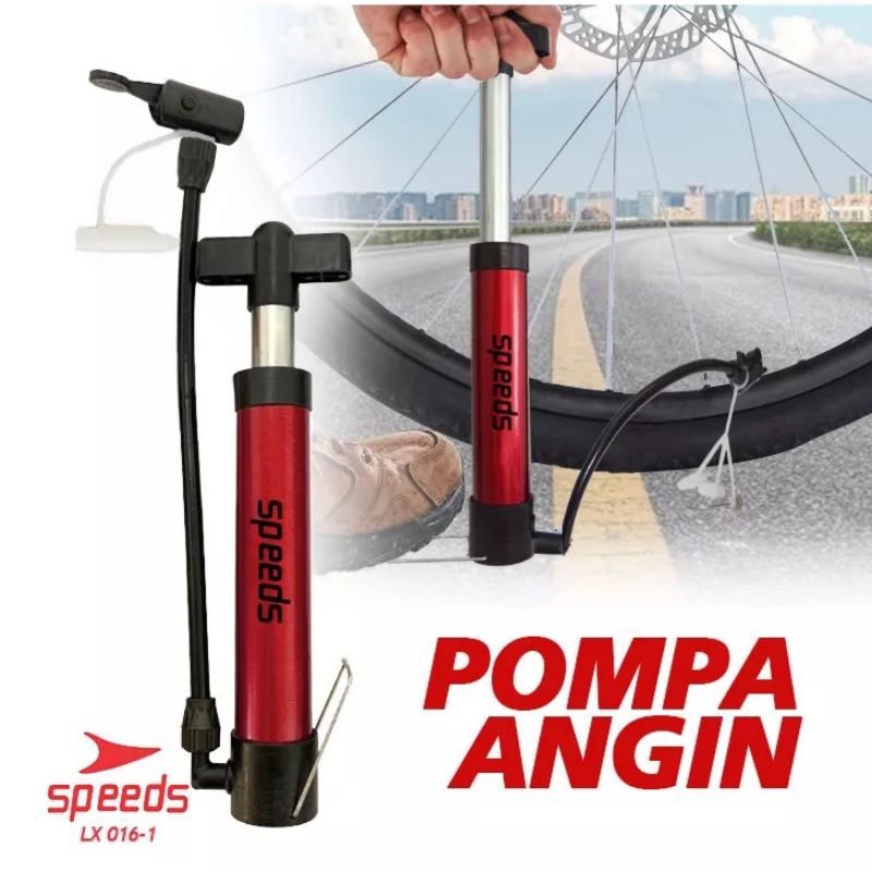 Jual Pompa Angin SPEEDS Portable/Pompa Angin Injak Kaki Manual/Pompa ...