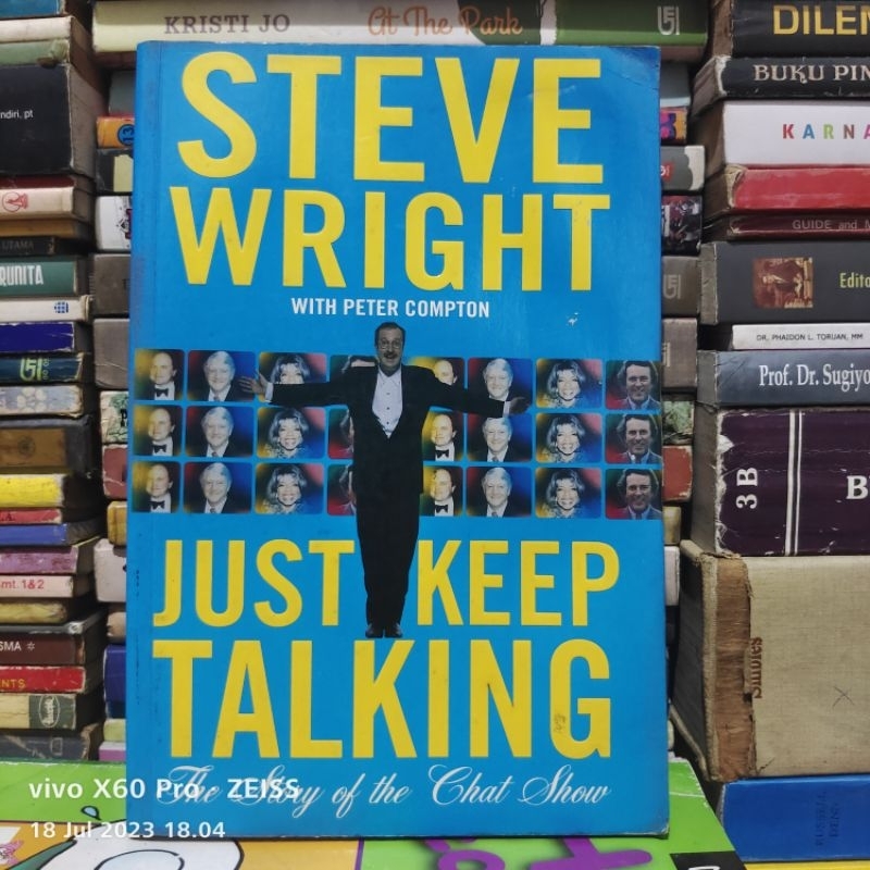 Jual BUKU JUST KEEP TALKING BY STEVE WRIGHT WITH PETER COMPTON | Shopee ...