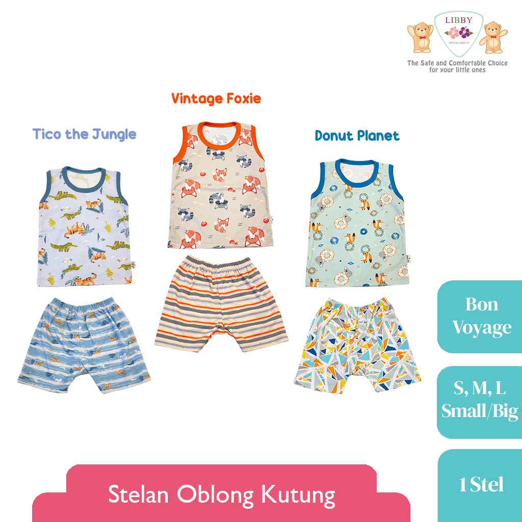 Jual LIBBY Setelan Oblong Kutung Motif Bon Voyage (1 stel) | Shopee ... Jual LIBBY Setelan Oblong Kutung Motif Bon Voyage (1 stel) | Shopee ...