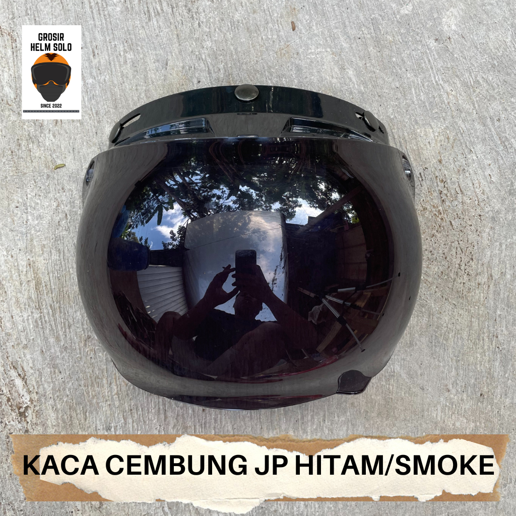 Jual KACA HELM BOGO MODEL CEMBUNG WARNA SMOKE/CLEAR/SILVER/PELANGI ...
