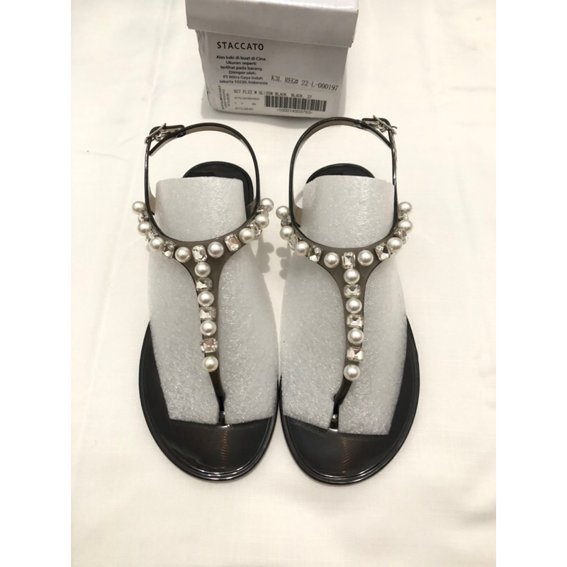 Jual Staccato flat sandals (Ori) | Shopee Indonesia