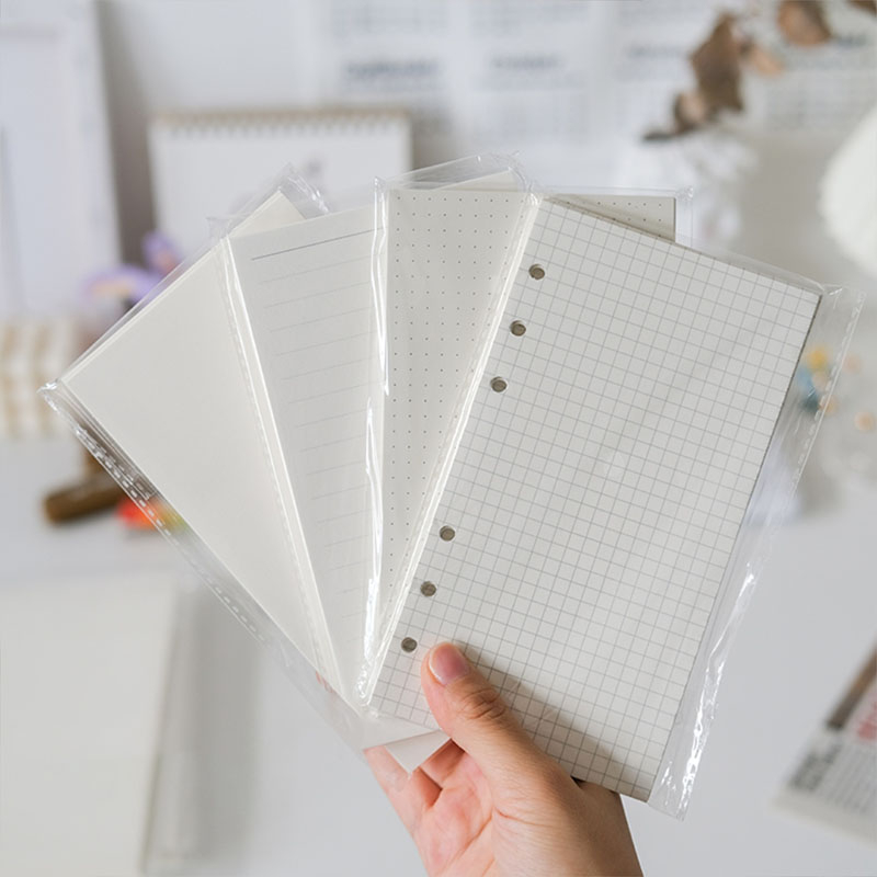 Jual A6/A7 refill notebook ISI BINDER KERTAS NOTEBOOK A6 A7 6 LUBANG 6 ...