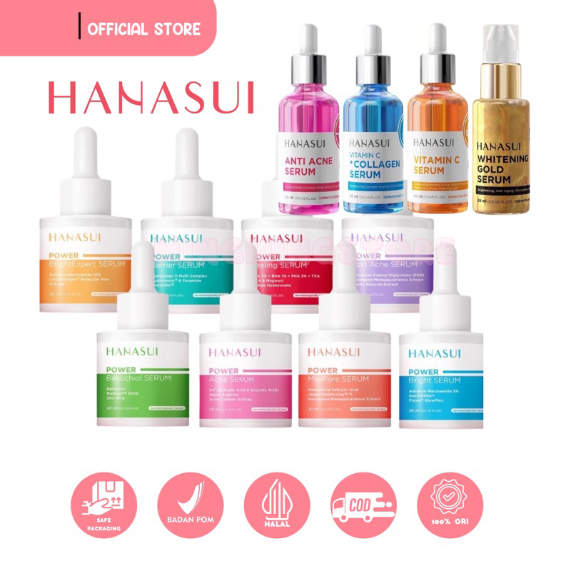 Jual HANASUI POWER SERUM HANASUI RENEW SERUM | POWER BRIGHT EXPERT ...