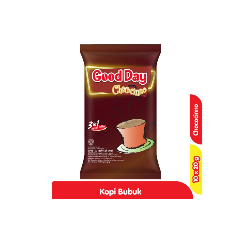 Jual Good Day Kopi Instant 3 in 1 Mocacinno 10 x 20 g | Shopee Indonesia