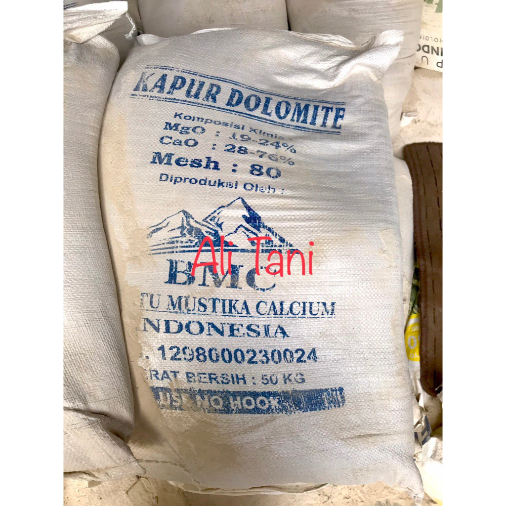 Jual (1 KG) DOLOMITE Mesh 80 Sumbar Kapur Pertanian/Kaptan/Dolomit ...