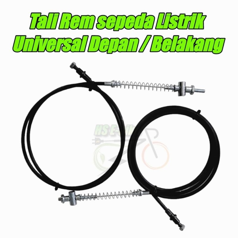 Jual TALI REM SEPEDA LISTRIK UNIVERSAL 1 SET DEPAN-BELAKANG | Shopee ...