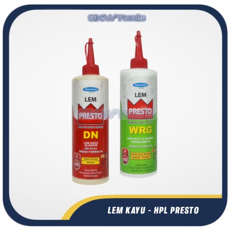 Jual Lem Kayu Presto Dn 600 / Lem Kayu Presto Wrg 600 / Lem Kayu Hpl ...