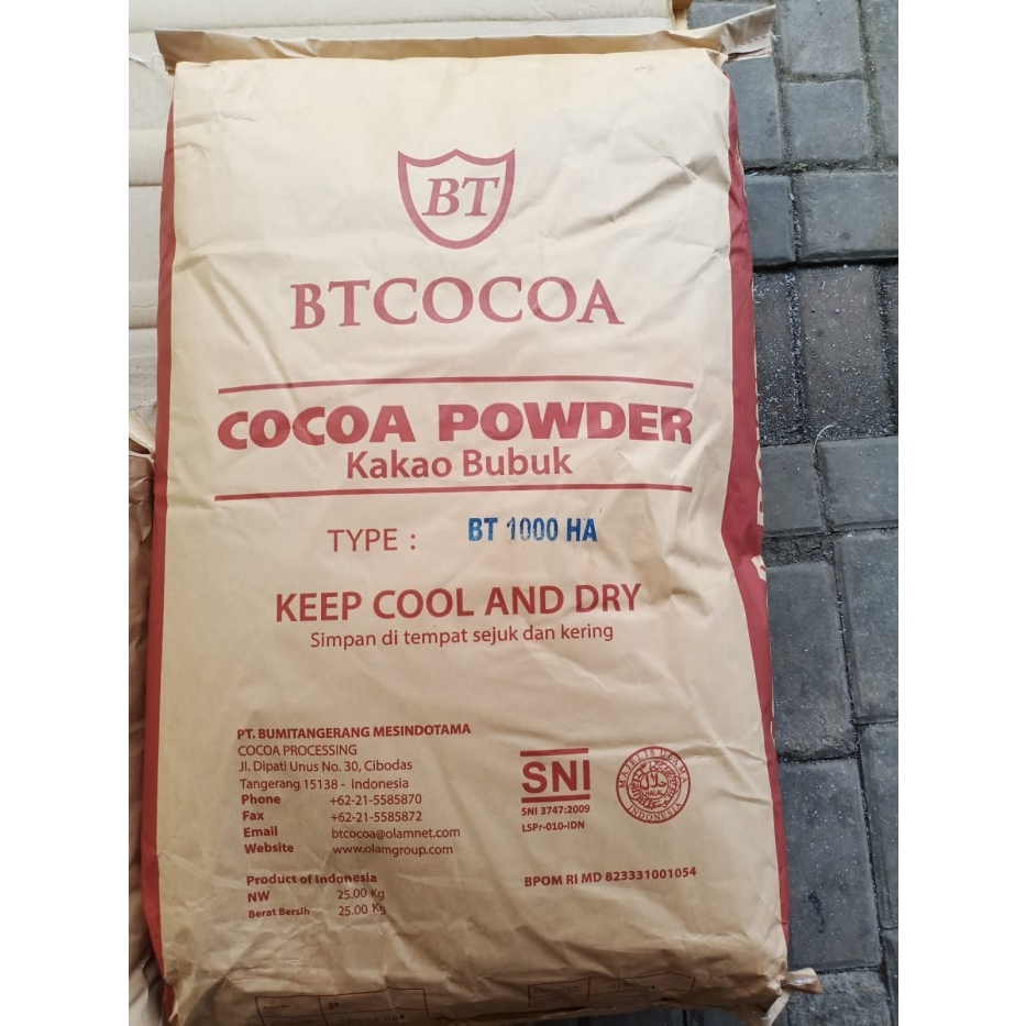 Jual Cocoa Powder Dark BT 100 HA / Coklat Bubuk Dark BT 1000 HA ...