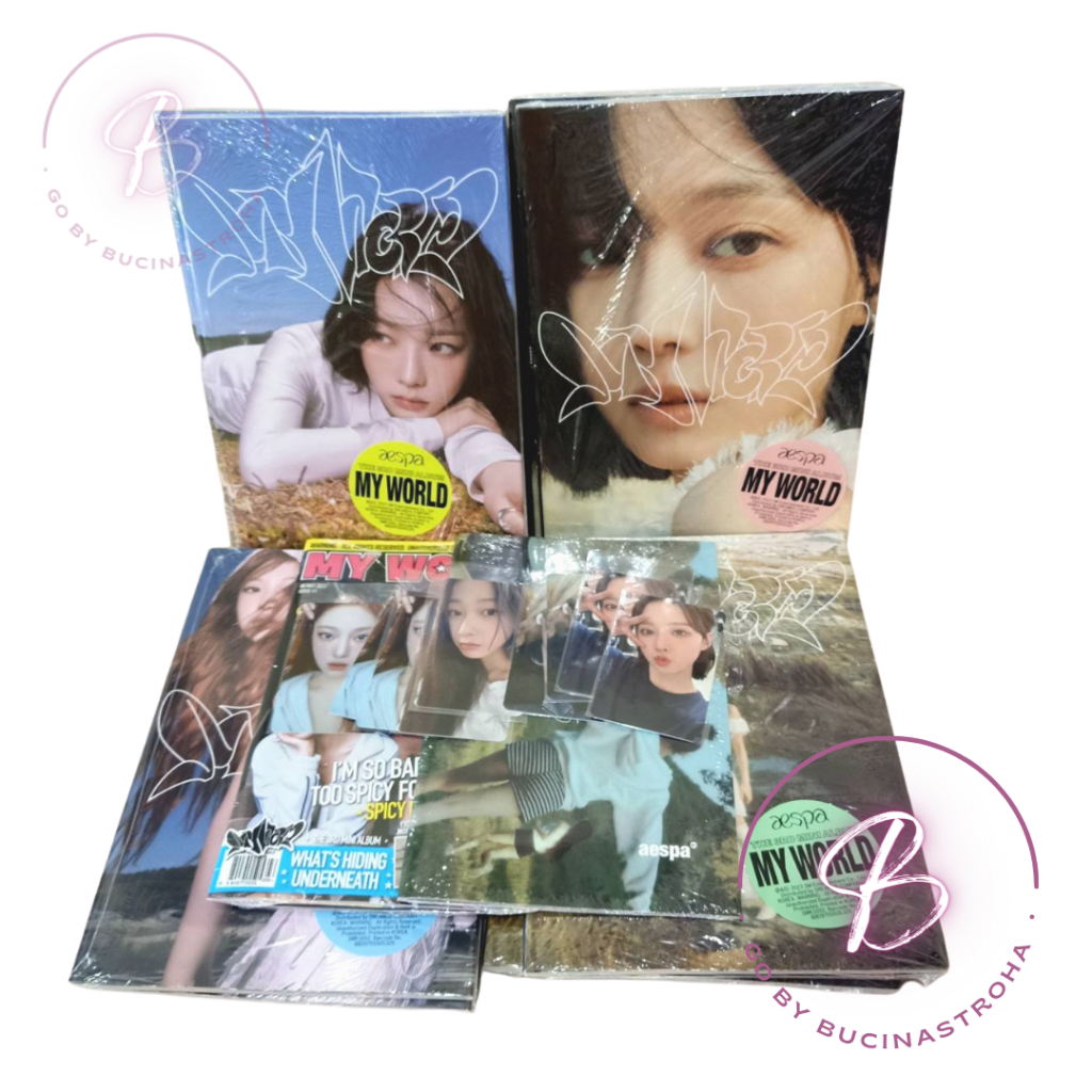Jual [ready] Album Aespa Sealed My World Intro Zine Ver Photobook