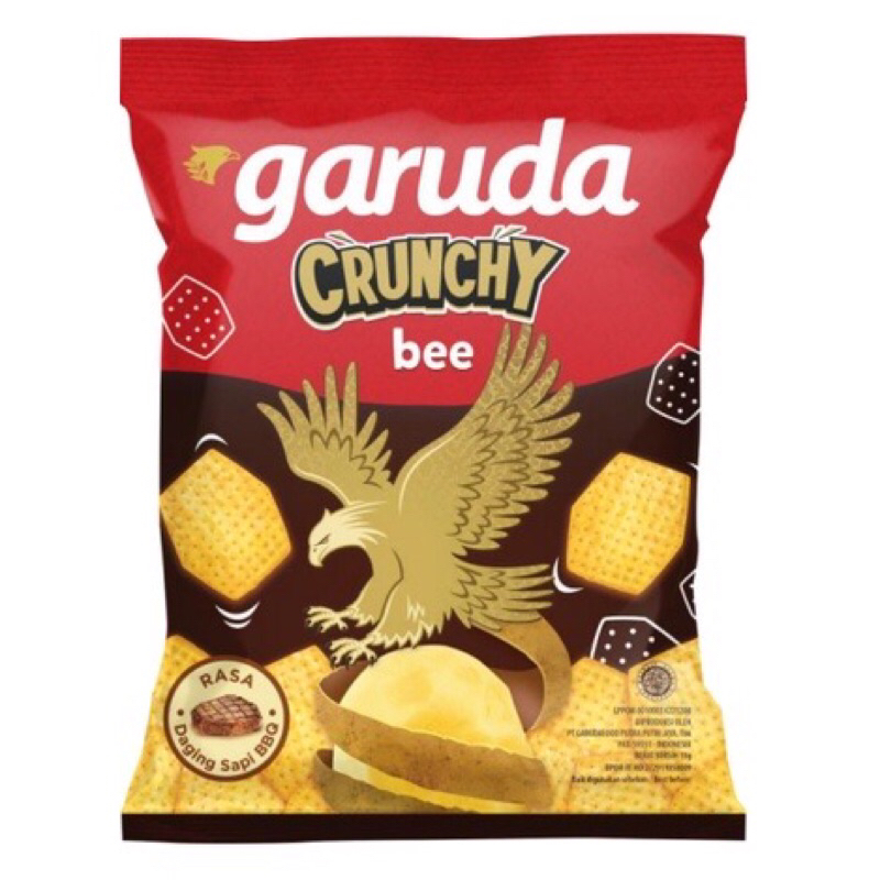 Jual Garuda Snack Crunchy Bee 1 Renceng isi 10 Bungkus Rasa Sapi panggang BBQ Chiki Ciki ...