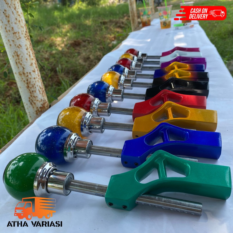 Jual Tongkat perseneling akrilik bulat bisa 20-30cm / variasi universal ...