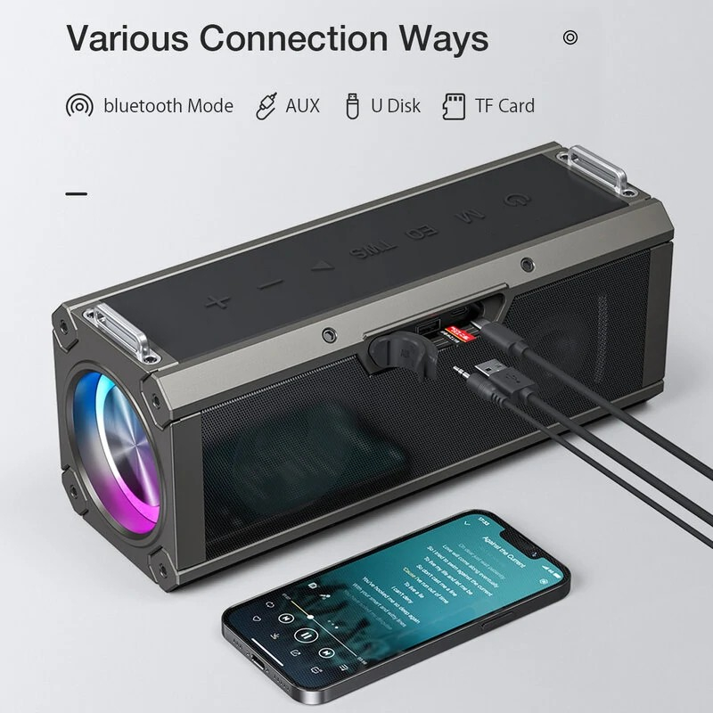 Jual Blitzwolf BW WA3 PRO Speaker 120W Bluetooth Wireless Deep Bass RGB ...