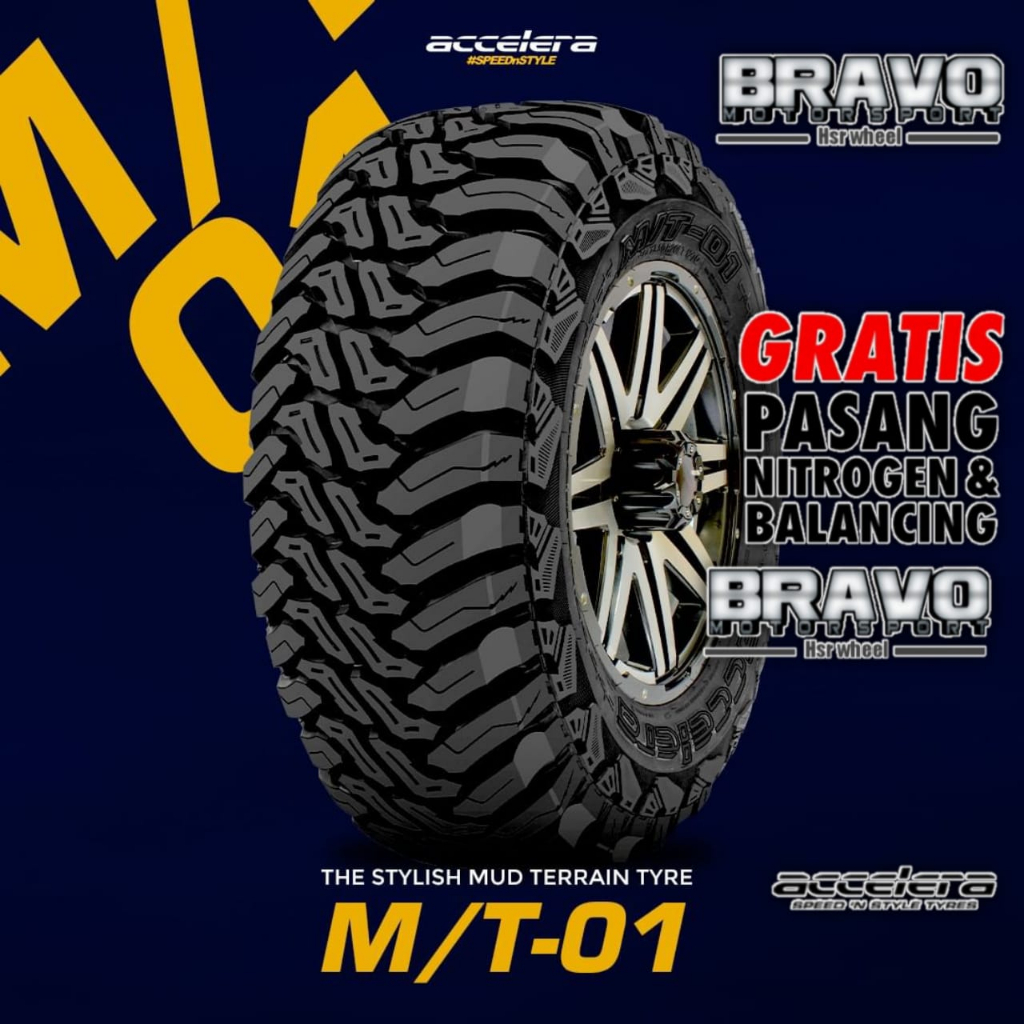 Jual BAN MOBIL PACUL MT RING 18 ACCELERA M/T-01 UKURAN 285 65 R18 BAN ...