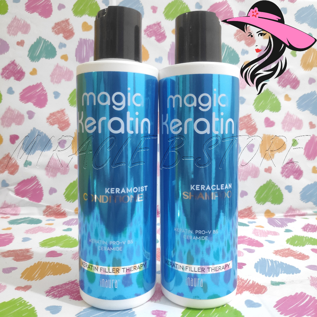 Jual INAURA MAGIA MAGIC KERATIN PAKET KERAMOIST CONDITIONER 200 ML ...