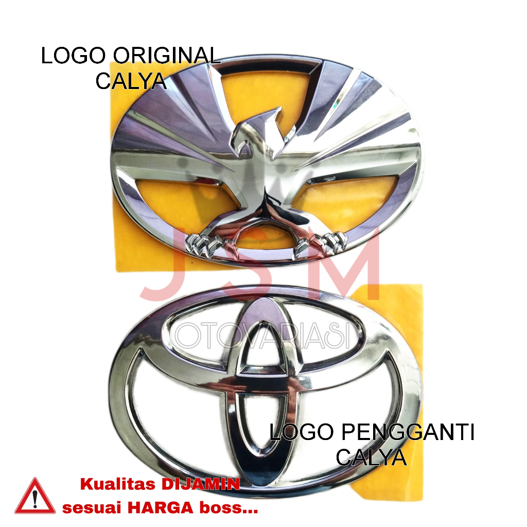 Jual LOGO DEPAN TOYOTA CALYA/ Logo GARUDA Calya/ Logo Pengganti Calya ...