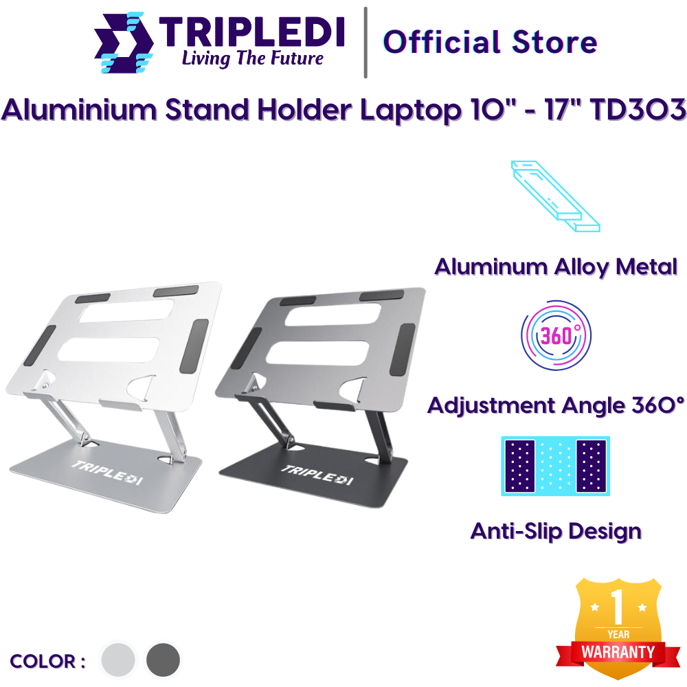 Jual TRIPLEDI Livestream TD303 Holder Macbook Stand Laptop Aluminium ...