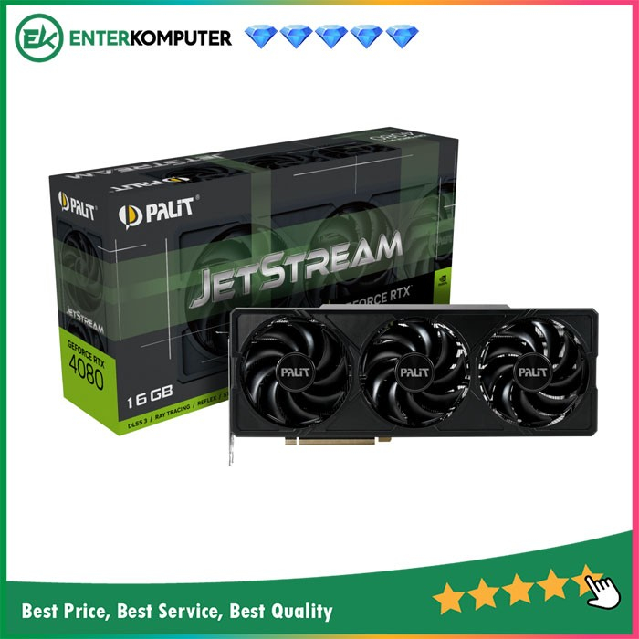Jual Palit GeForce RTX 4080 16GB GDDR6X Jetstream | Shopee Indonesia