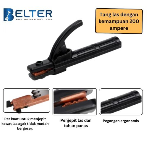 Jual Tang Las 200 Ampere BELTER Stang Las Listrik Electrode Holder 200A ...