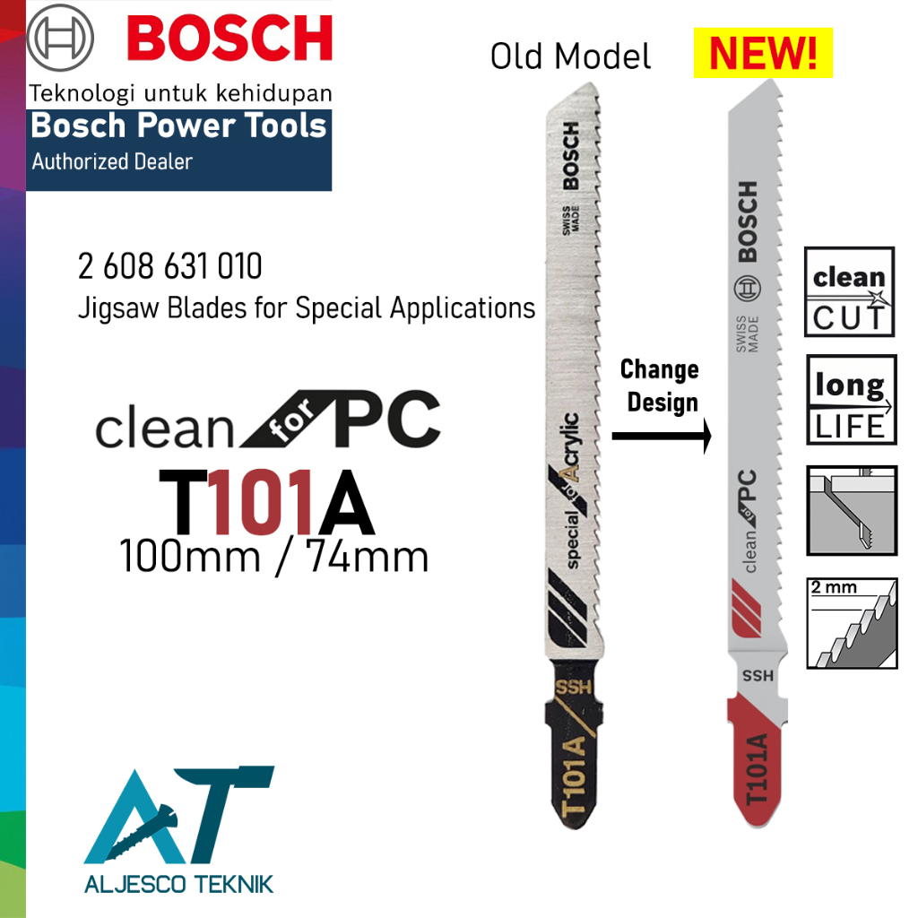 Jual BOSCH MATA JIGSAW T101A ACRYLIC AKRILIK | Shopee Indonesia