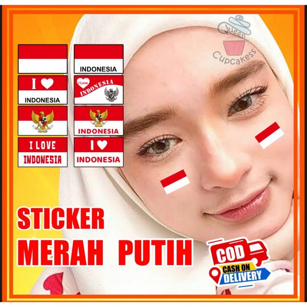 Jual STICKER MERAH PUTIH INDONESIA RAYA | Shopee Indonesia