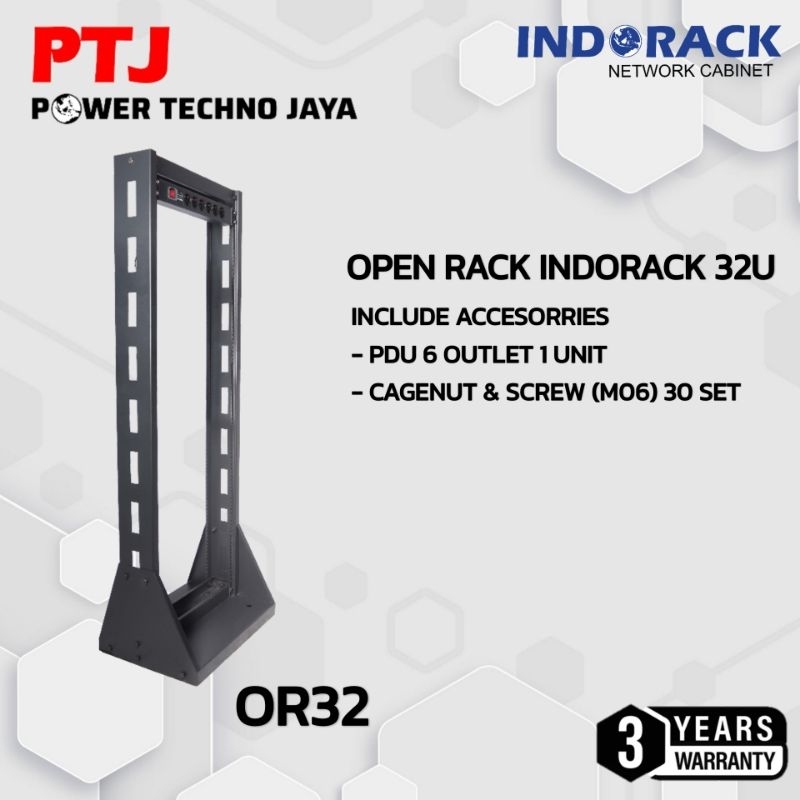 Jual OR32 OPEN RACK INDORACK OPEN RACK SERVER 32U | Shopee Indonesia