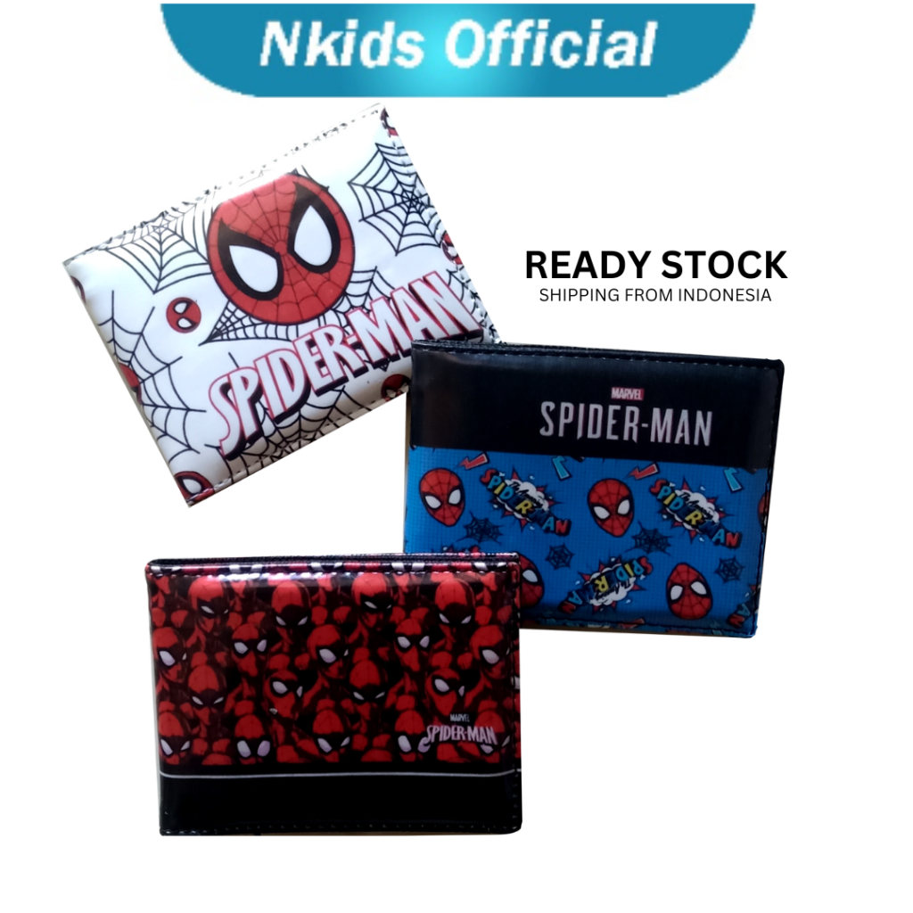 Jual Dompet Anak Cowok usia 4-12 Tahun Bahan Kulit Sintetis Hitam ...