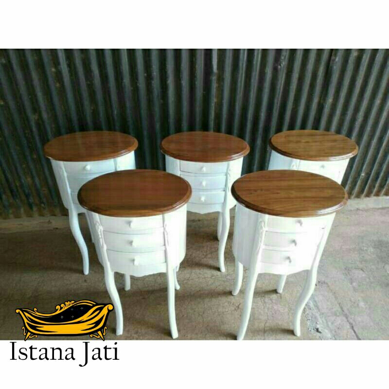 Jual nakas cempolong oval (nakas,bufet tv,figura kaca,meja tamu,meja ...