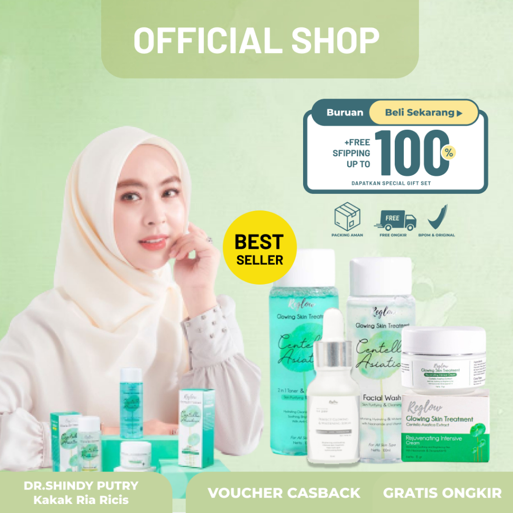 Jual REGLOW SERIES Glowing Skin Treatment Original BPOM - RE GLOW ...