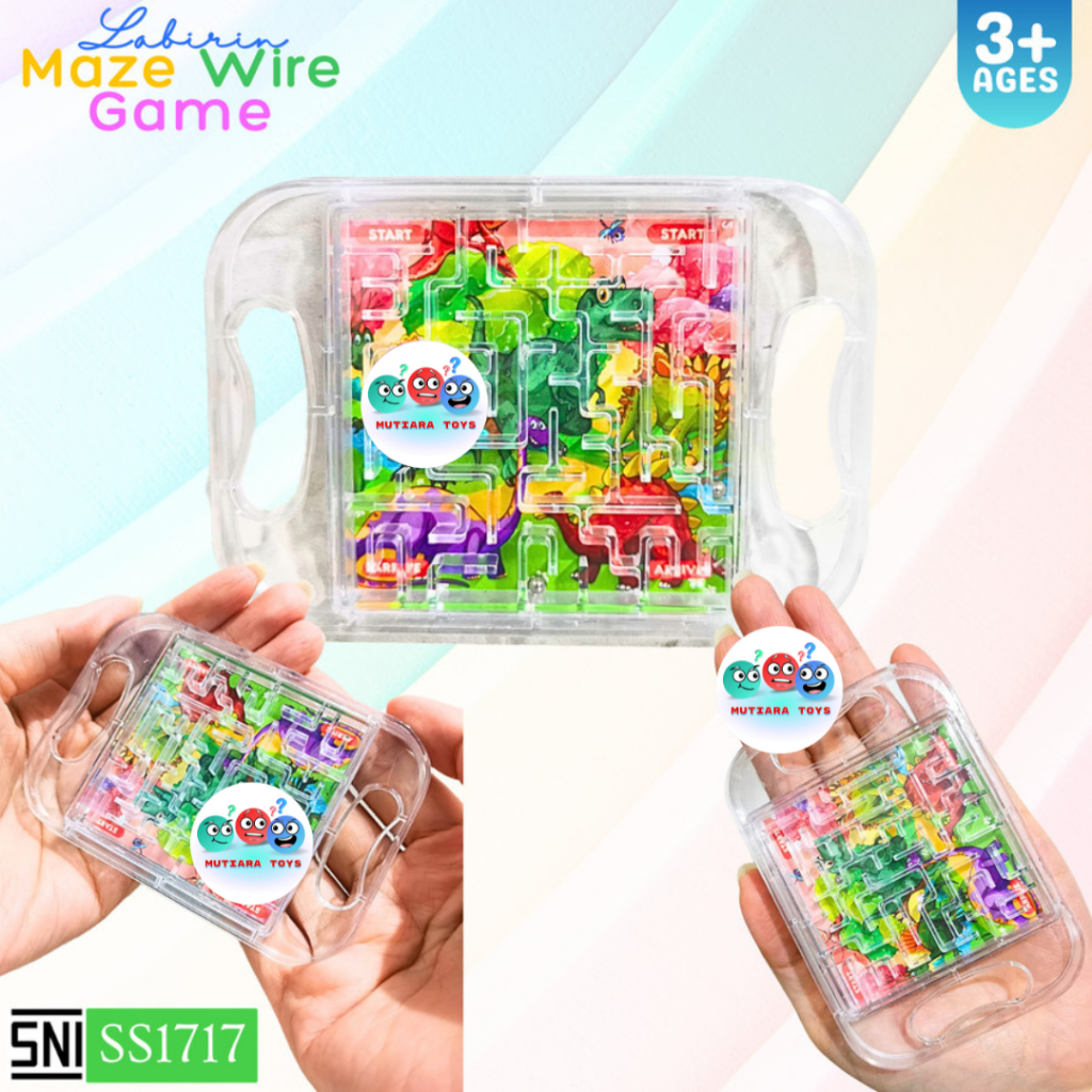 Jual MUTIARATOYS Mainan Edukasi Maze Game Labirin Kecil SS1717 | Shopee ...
