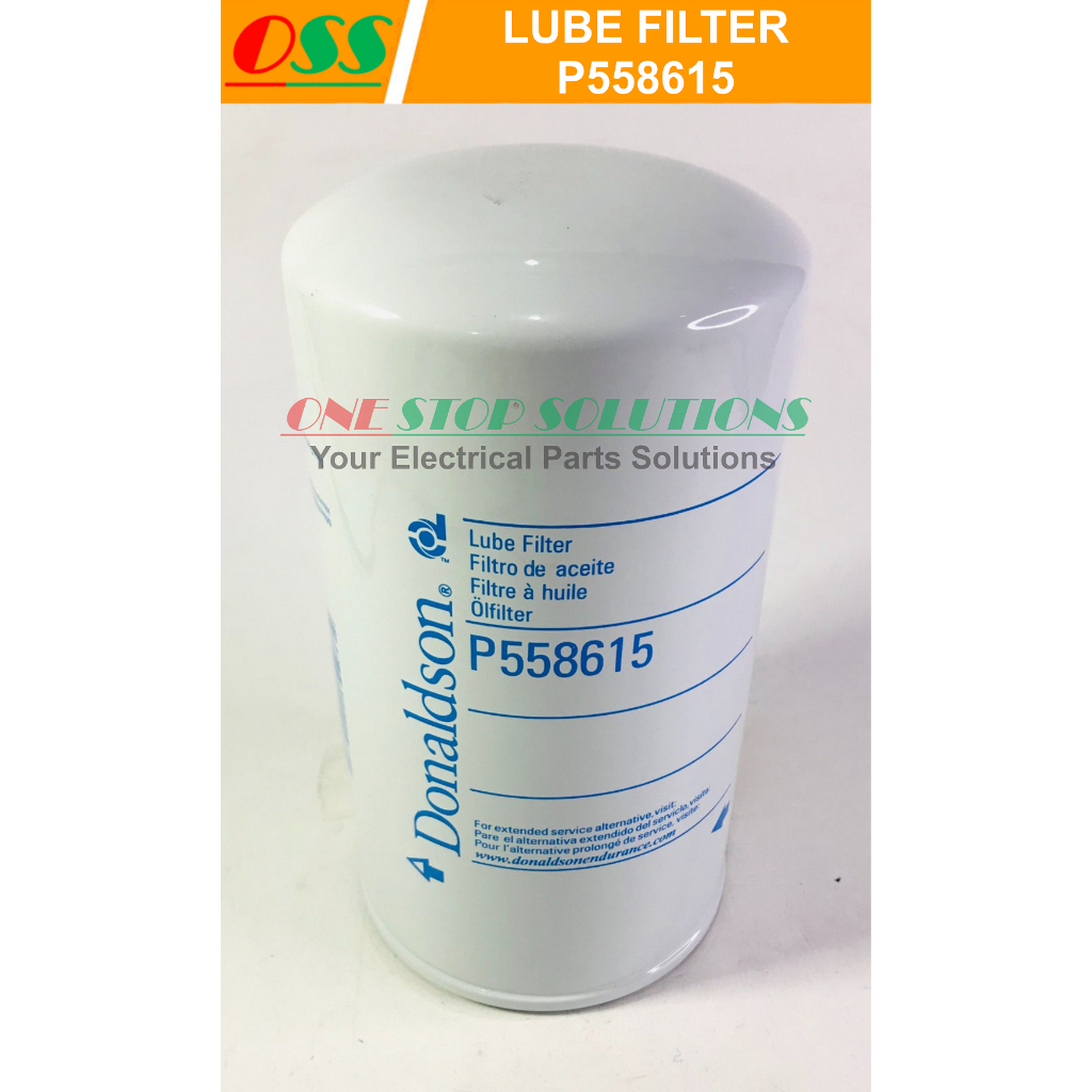 Jual DONALDSON P558615 LUBE FILTER (FILTER OLI) SPIN-ON FULL FLOW ...