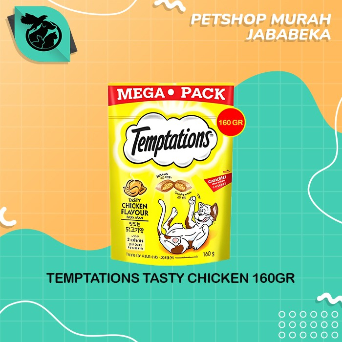 Jual Temptation Snack Kucing Mega Pack 160gr | Shopee Indonesia