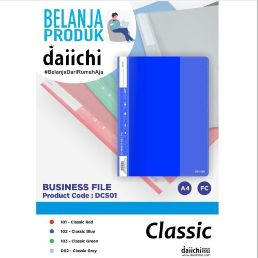 Jual Business File / Map Bisnis File Folio - Daiichi Classic * | Shopee ...